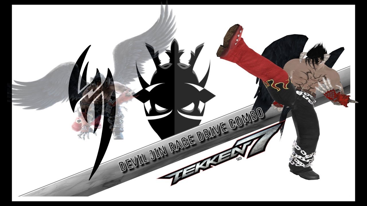 TEKKEN 7: DEVIL JIN Rage Drive Combos - YouTube