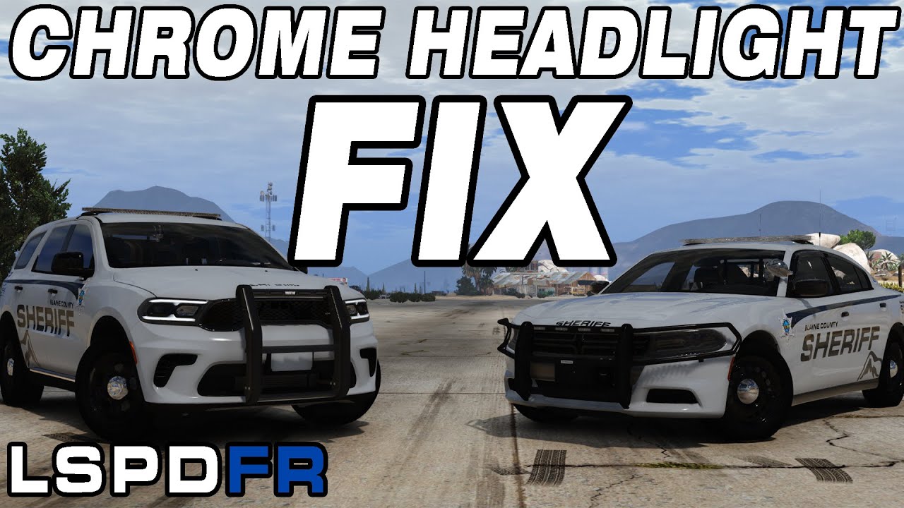 Dodge Charger and Durango Chrome Headlight/Taillight Fix | GTA5 LSPDFR ...