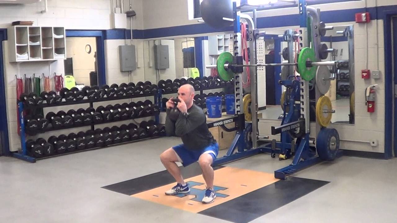 KB SQUAT CLEAN - YouTube