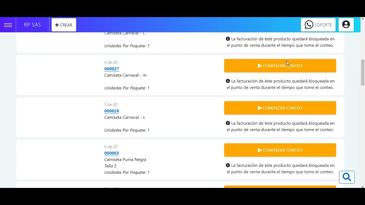 Conteo de inventario: 2. Iniciar, realizar y cerrar conteo. - YouTube
