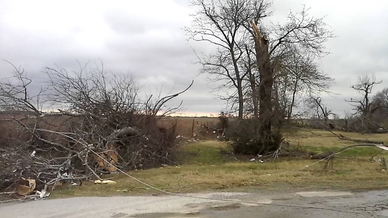 Pennington, Tx tornado damage! - YouTube