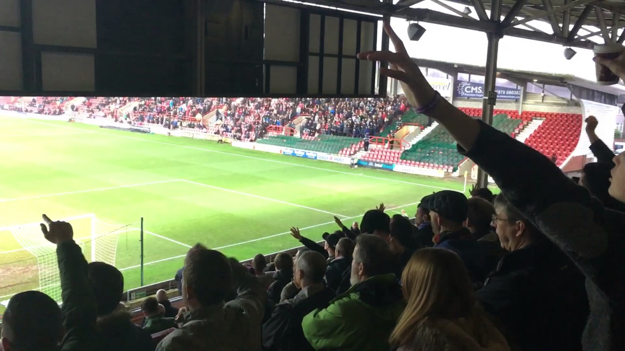 Tranmere Fans at Wrexham 10/12/16 - YouTube