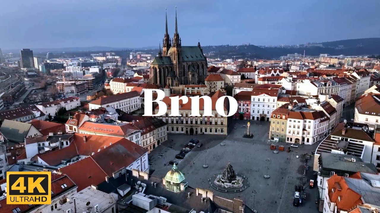 Experience the STUNNING Aerial Views of Brno (Czech Republic) and ...