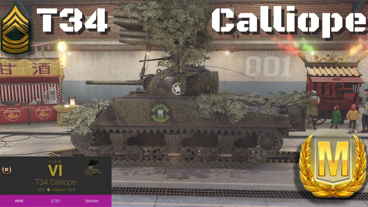T34 Calliope Ace Tanker Battle, World of Tanks Console. - YouTube