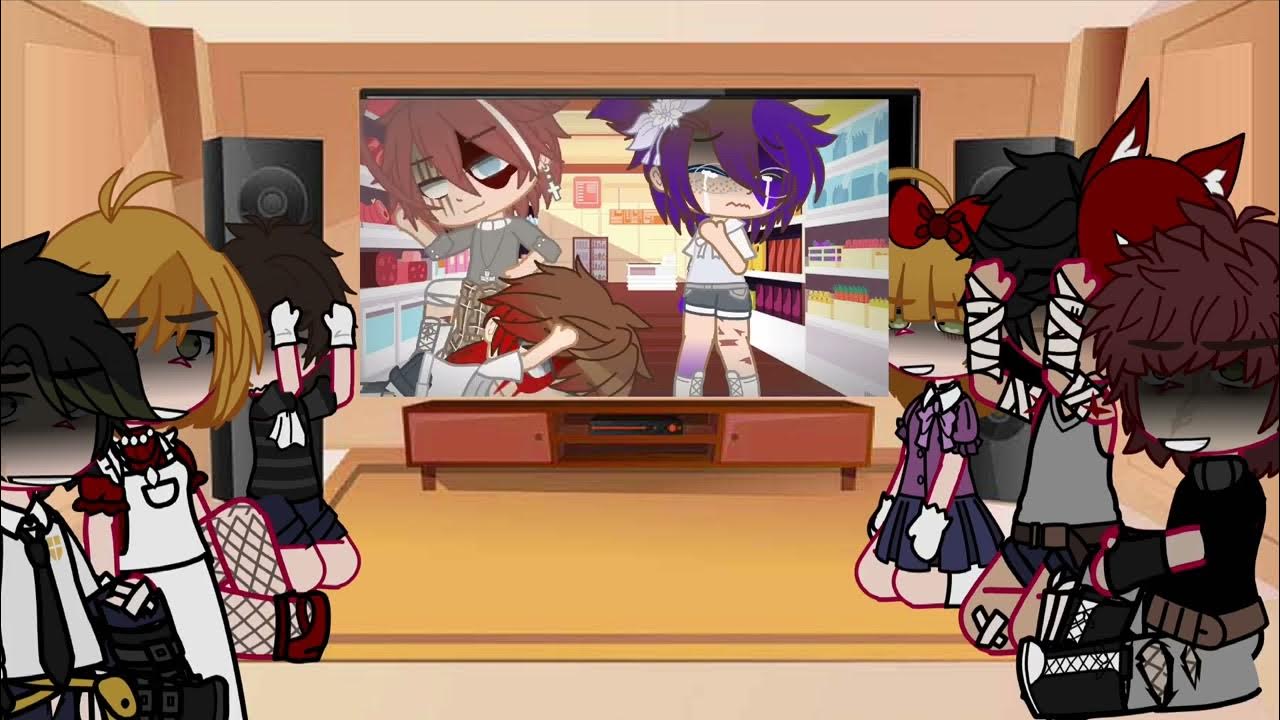 Past aftons react to mike x ennard| - YouTube