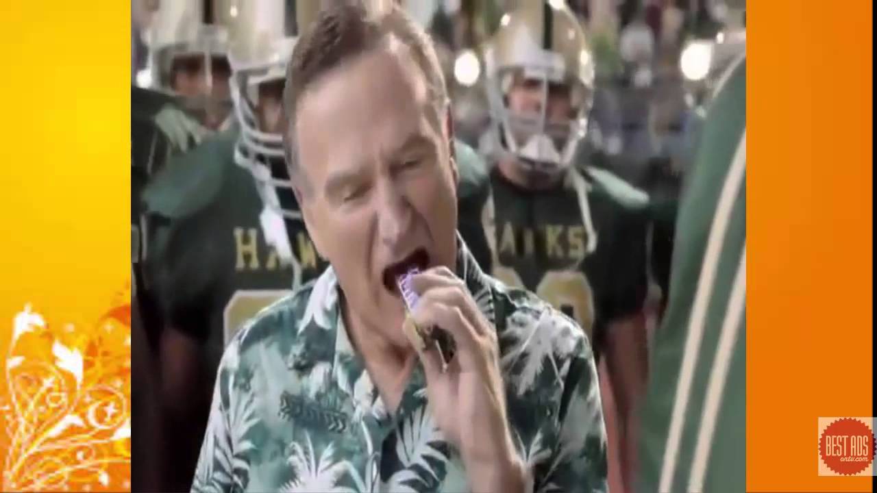 Robin Williams| Snickers Commercial [Best Ads ] - YouTube