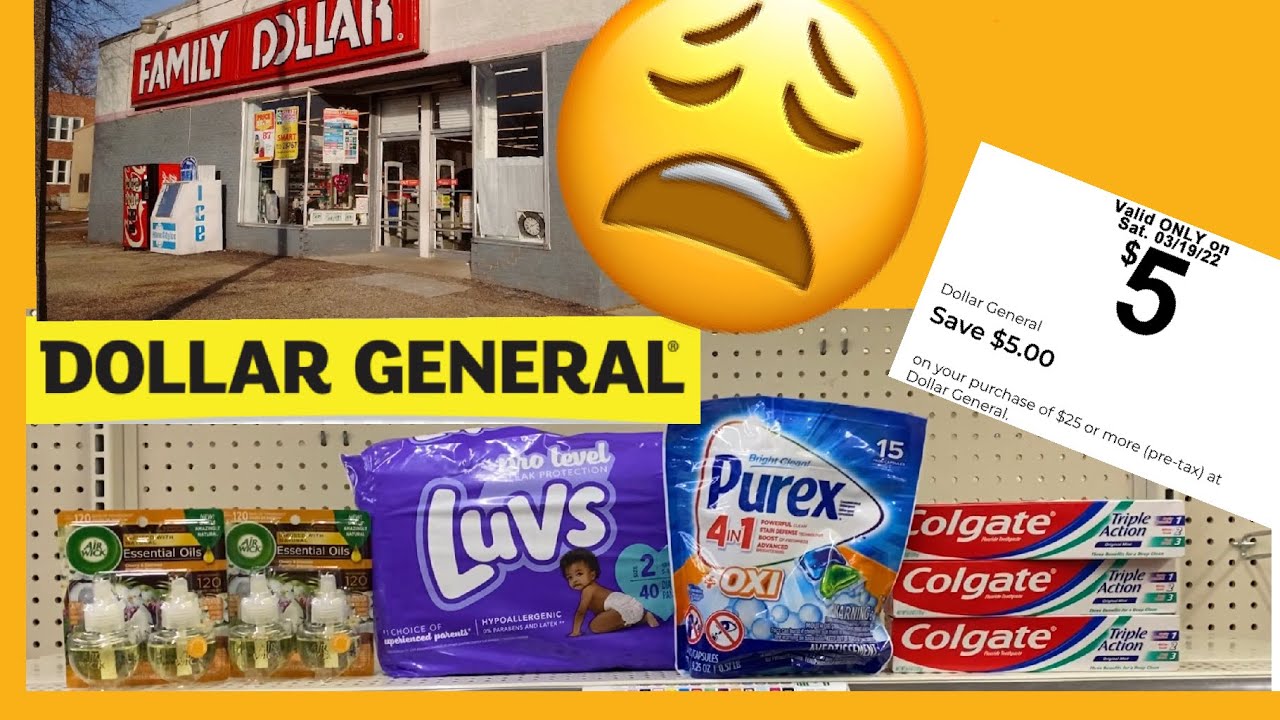 Dollar General All Digital $5/$25| Family Dollar people never came to ...