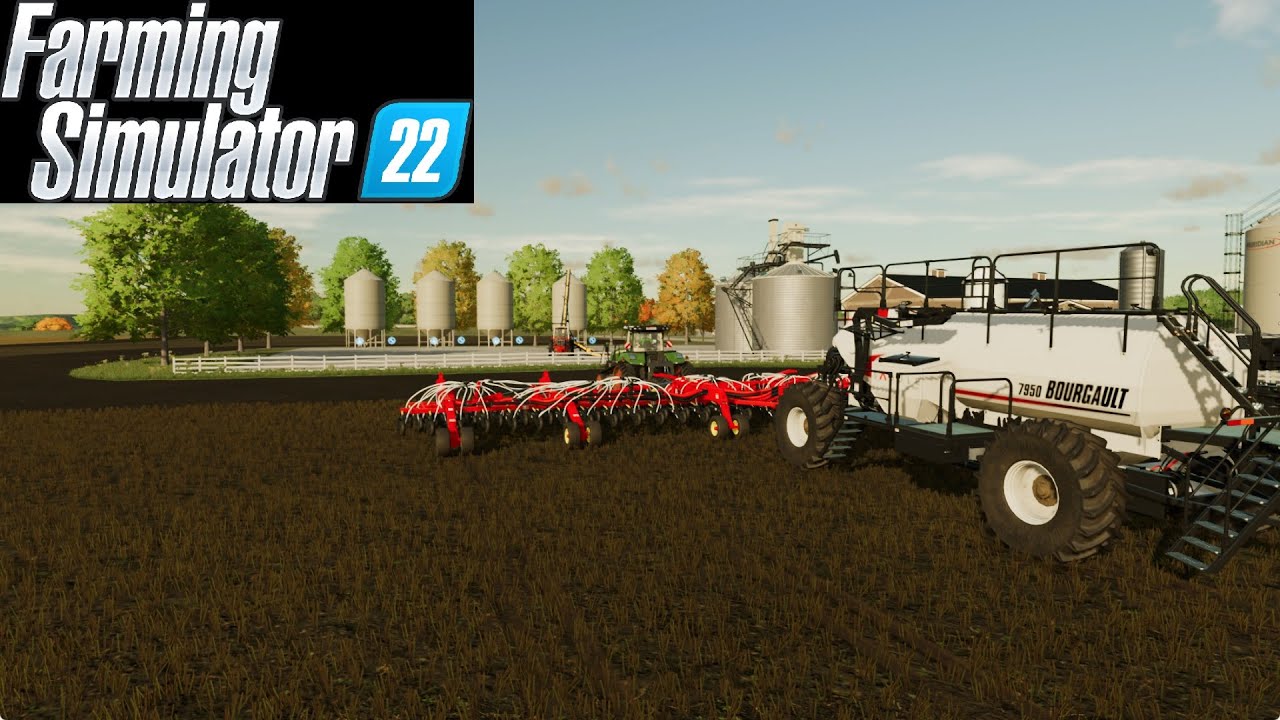 EP3: Wheat and Sorghum seeding, FS 22 Timelapse - YouTube