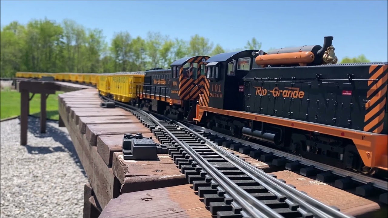 G Scale trains running on Day one of RLD Hobbies open house 4/30/20201 ...