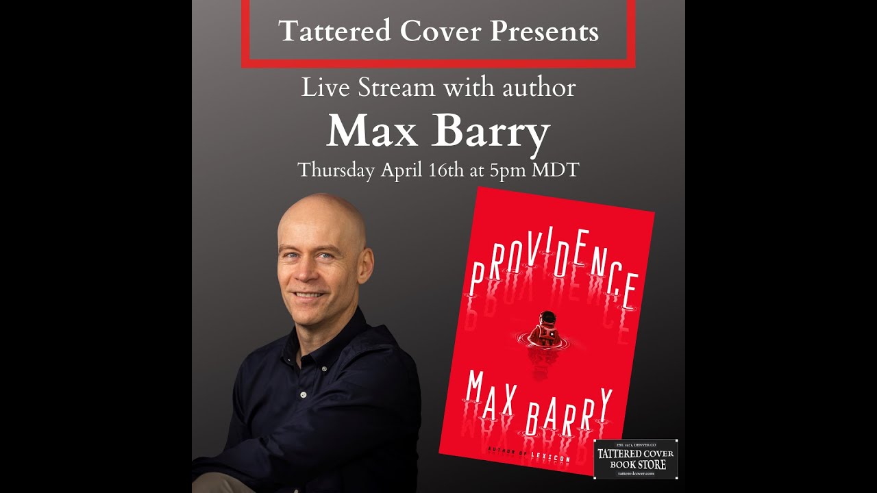 Live Stream with Max Barry - YouTube