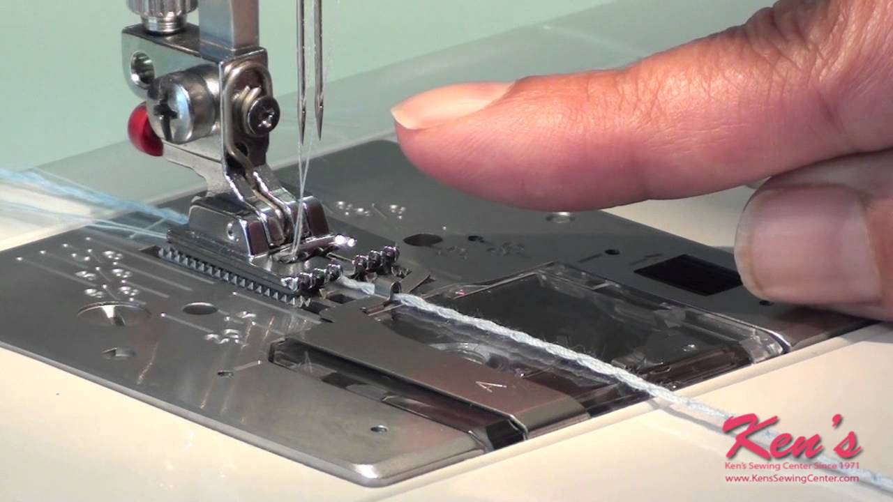 How to use the Janome Pintuck Cord Guides - YouTube