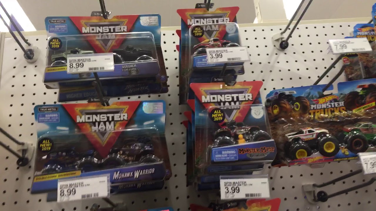 A lot of spin master monster trucks at Target! - YouTube