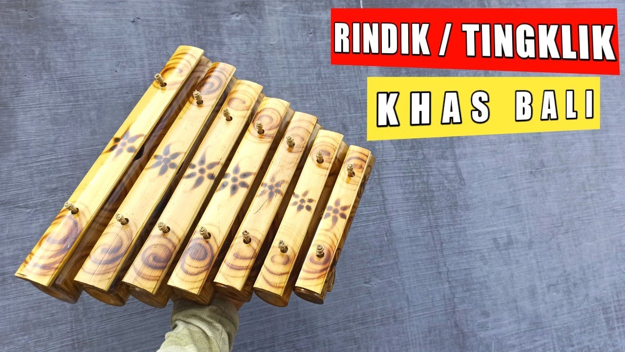 Alat Musik Tradisional Khas Bali Rindik Atau Tingklik Bambu - YouTube