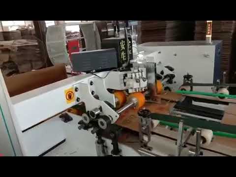 Automatic Carton box Stitching Machine Corrugated cardboard stitcher ...