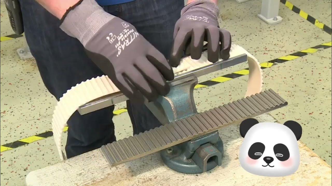 Openning timing belt joining operation - YouTube