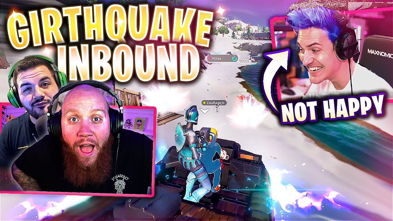 TEAM GIRTHQUAKE SAVE THE DAY! FT. NINJA & COURAGE - YouTube