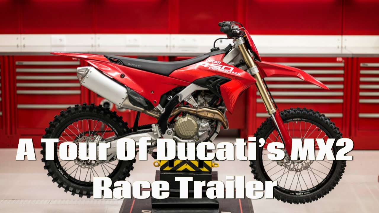 Touring The Ducati Desmo 250 MX Trailer - YouTube