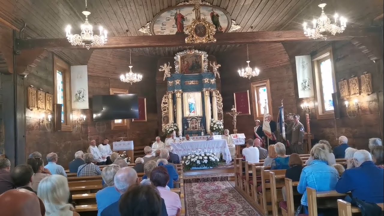Chludowo 05.08.2023 Msza Święta w intencji Św. Pamięci Romana ...