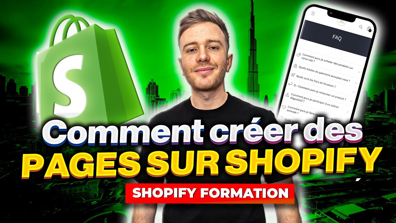 Comment créer des pages sur Shopify | Guide complet - YouTube
