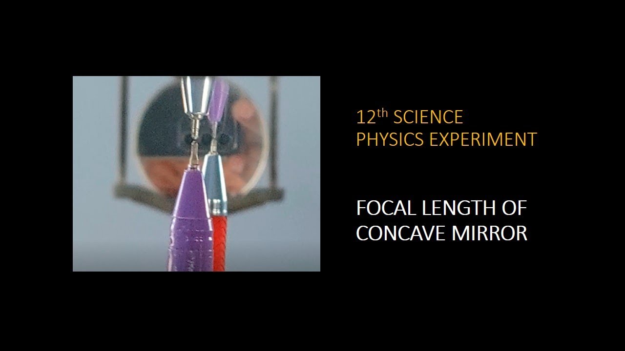 PHYSICS EXPERIMENT - Focal length of concave mirror - YouTube