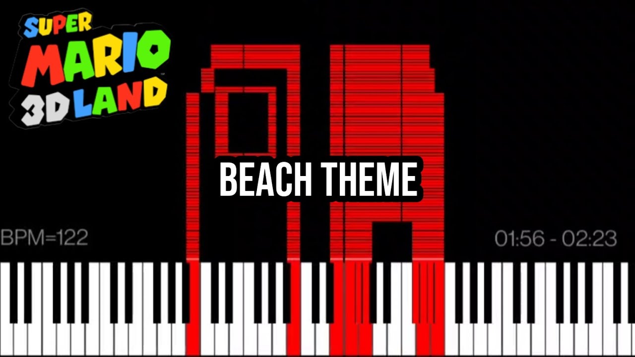 Dark MIDI - Super Mario 3D Land Beach Theme - YouTube