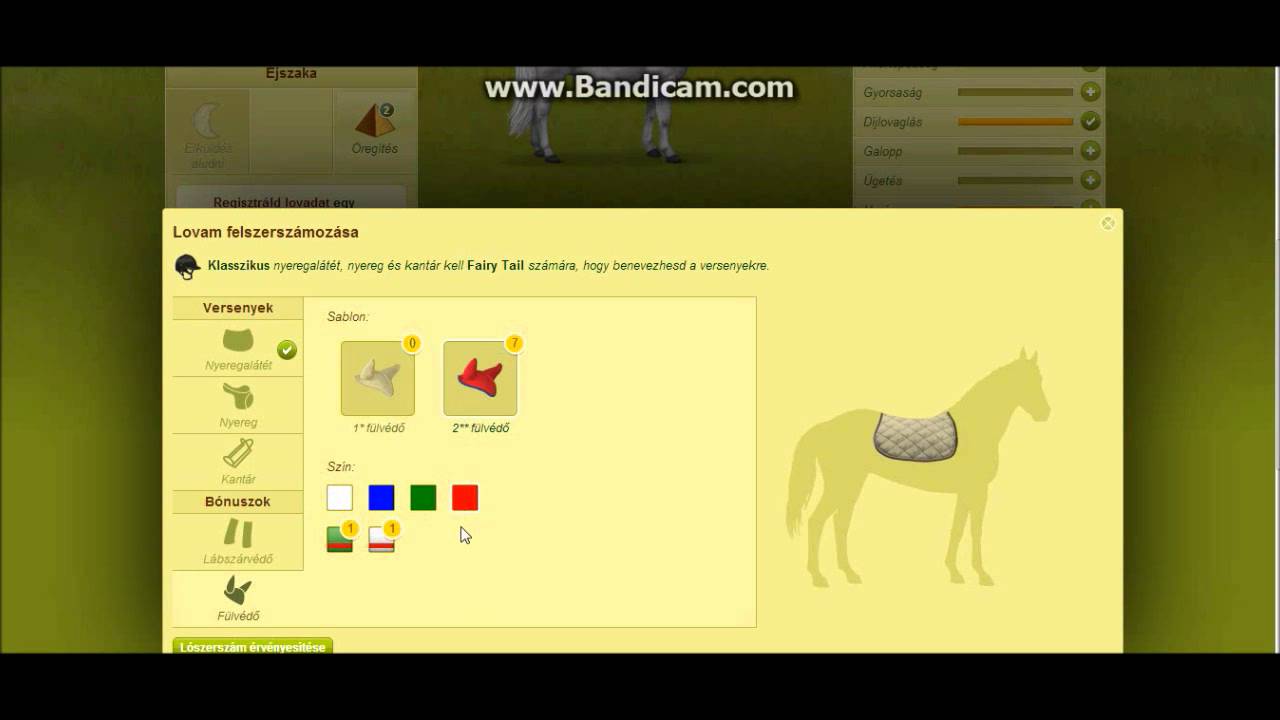 Howrse - How to get 2* western equipment for western horse (It's works ...