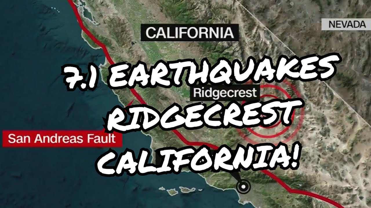 7.1 magnitude rocks ridgecrest California and also Los Angeles part 2 ...