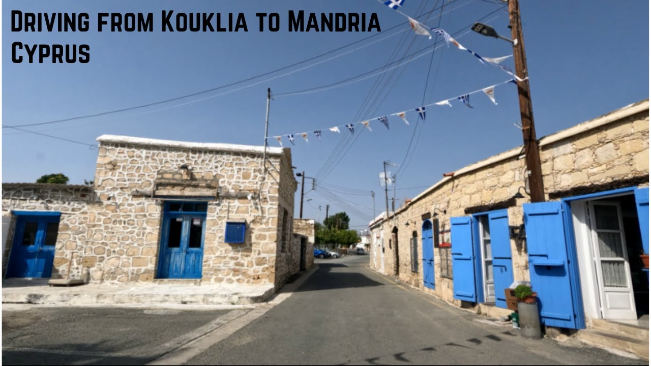Driving from Kouklia Village to Mandria Village in CYPRUS 🇨🇾 - YouTube