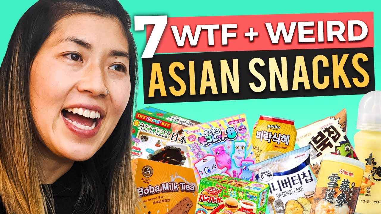 7 Random & Weird Asian Grocery Store Snacks - YouTube