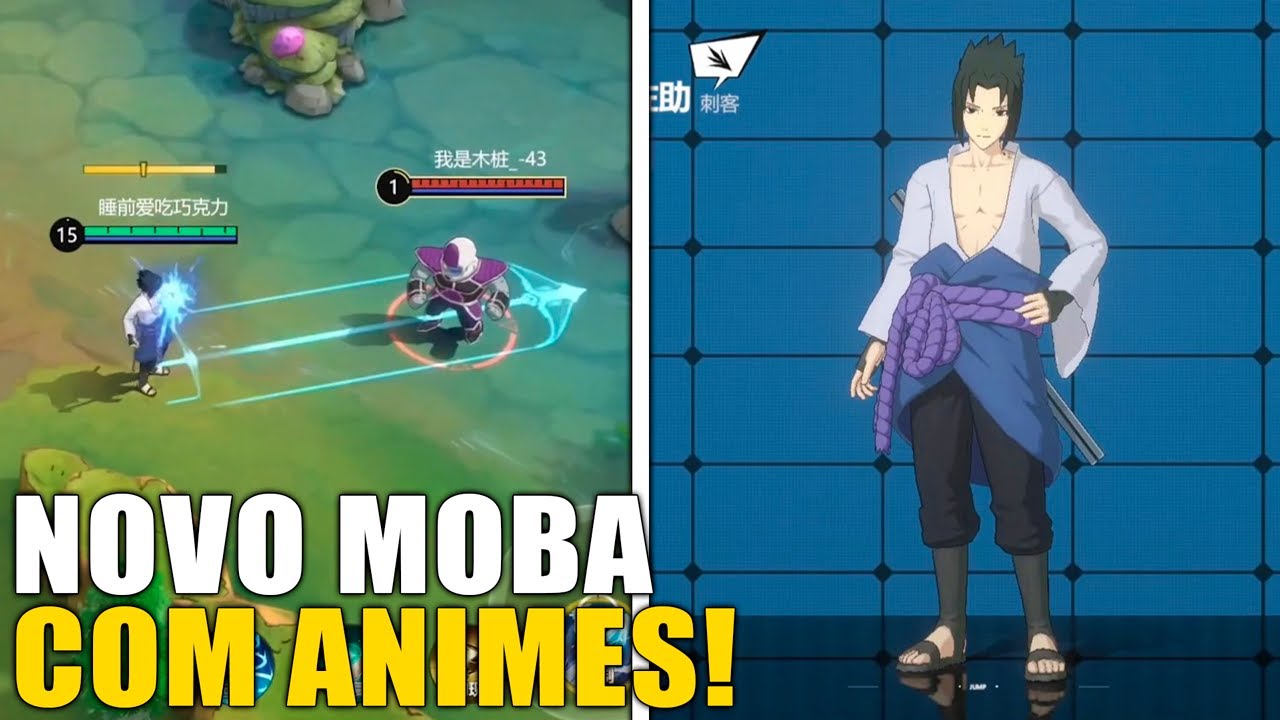 FINALMENTE UM 𝗠𝗢𝗕𝗔 𝗗𝗘 𝗔𝗡𝗜𝗠𝗘! CODE NAME JUMP É O NOVO MOBA DE ANIME ...