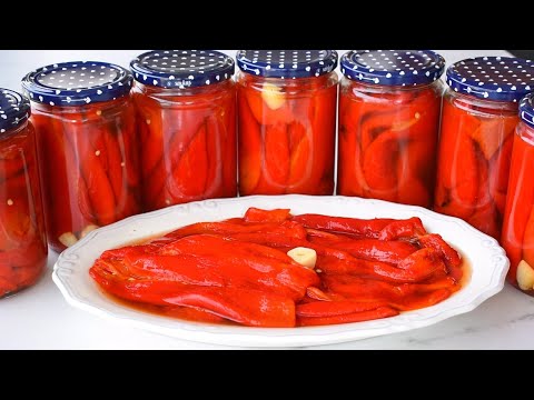 ARTIK HAZIR ALMIYORUM❗ BU TARİFLE KENDİ KÖZ BİBER KONSERVENİZİ KENDİNİZ YAPIN ☑️ YOK BÖYLE LEZZET 😋