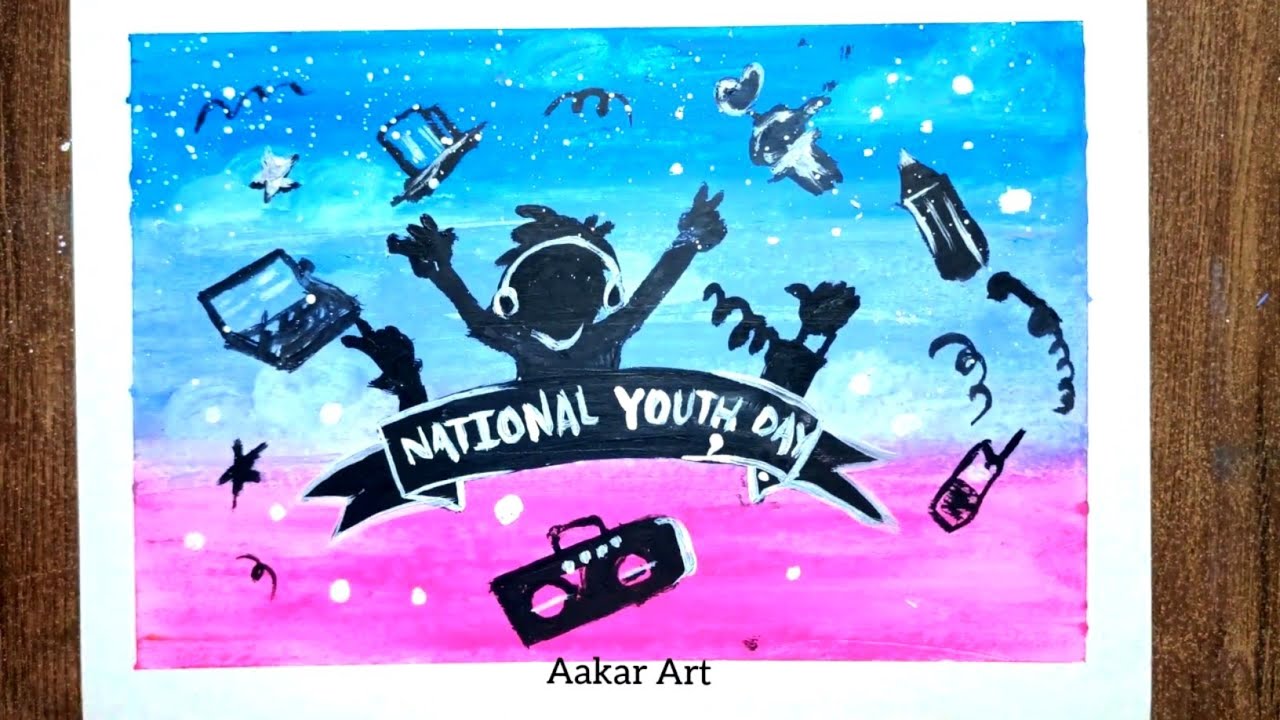 National youth day drawing easy | national youth day drawing ...