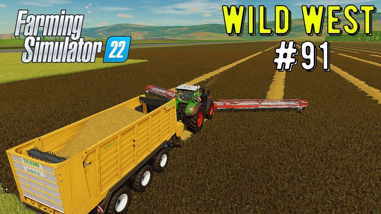 farming Simulator 22 fs22 timelapse Ep #91 Wild West Map fs22 Mods ...