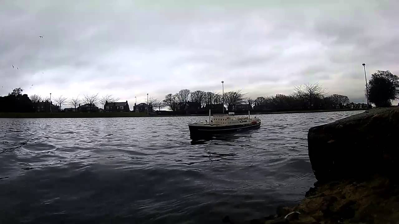 MV Gullfoss, 1/72 model, Icelandic passenger ship - YouTube