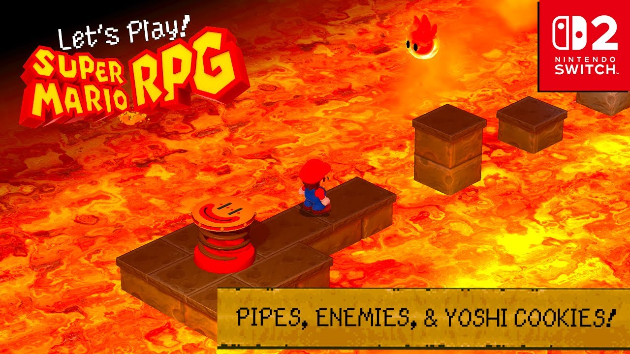 Let's Play Super Mario RPG! | Pipe Vault & Yoshi Isle | 1080p60 - YouTube