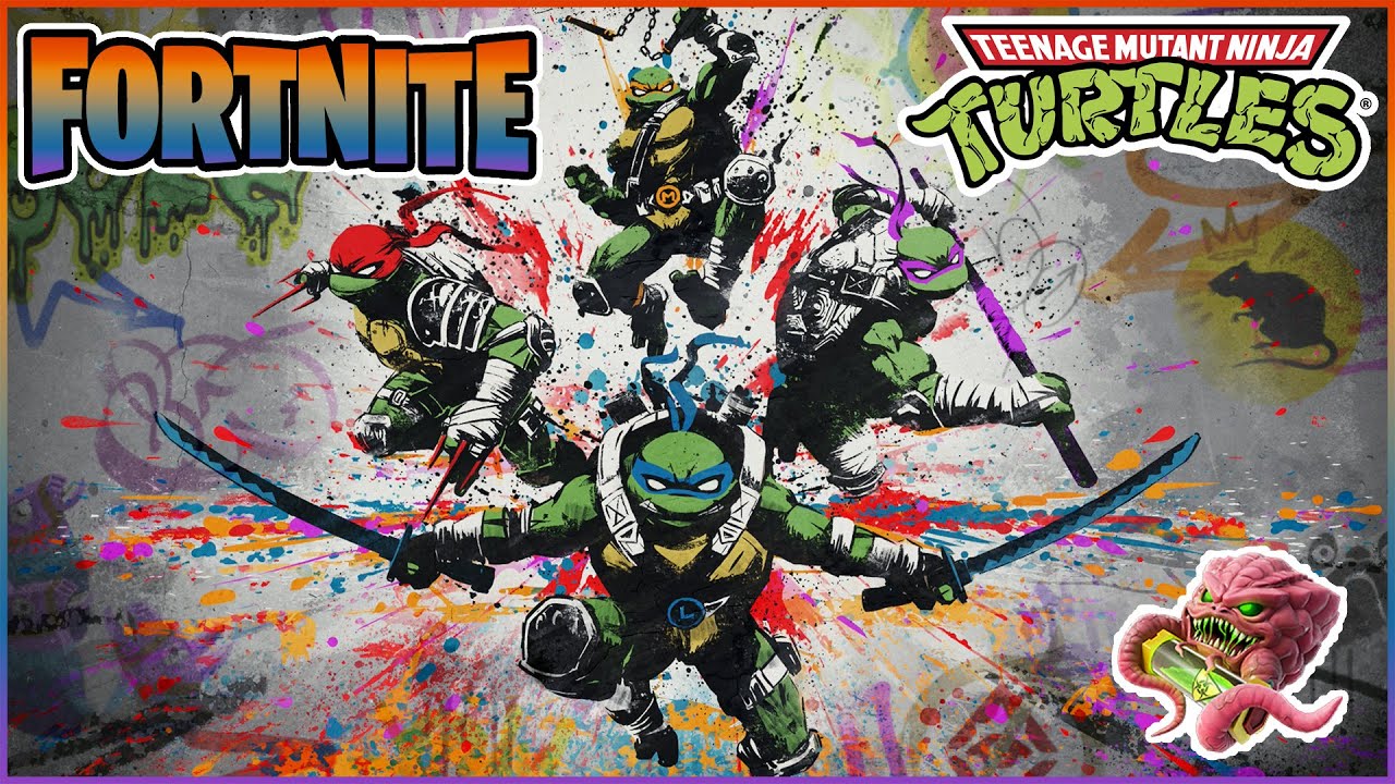 Fortnite x Teenage Mutant Ninja Turtles Battle Pass Grind! Shredder ...