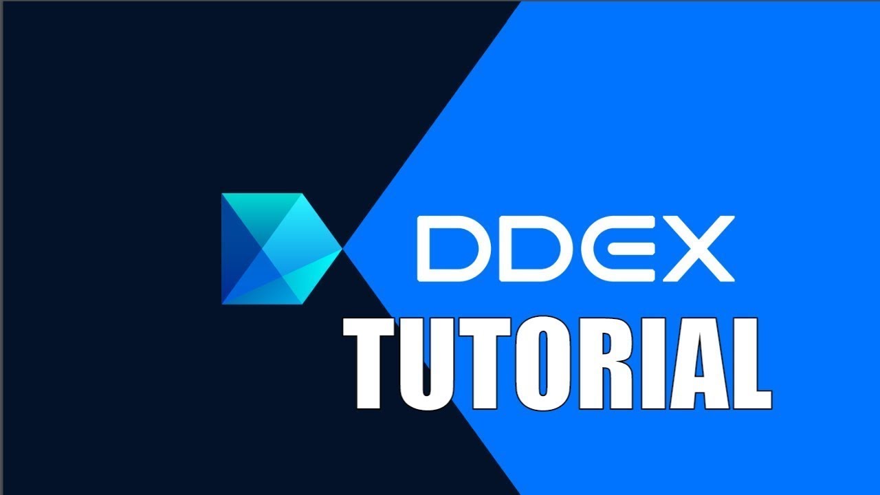 DDEX Crypto Exchange Tutorial - YouTube