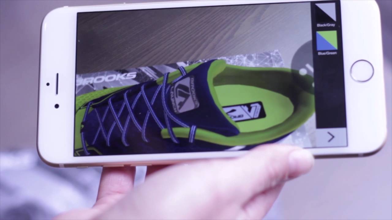 Augmented Reality Shoes E commerce Showroom - YouTube