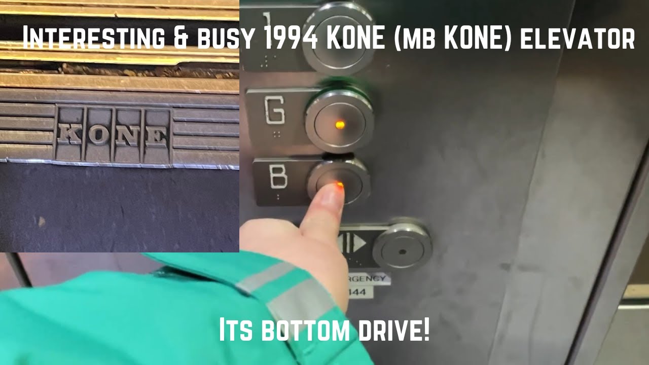 Interesting 1994 Kone bottom drive traction elevators (mb Kone ...