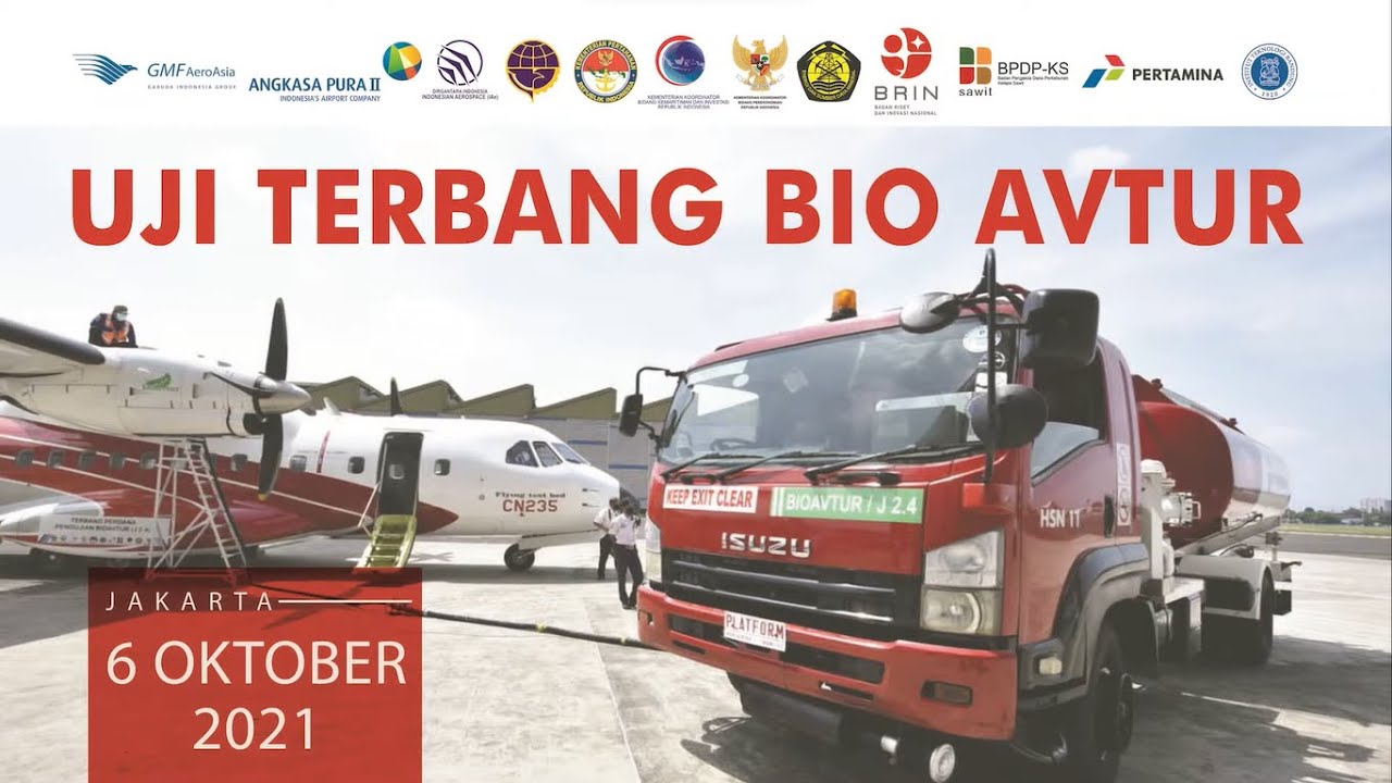 Press Conference Uji Coba Bio Avtur - GMF x Pertamina - YouTube