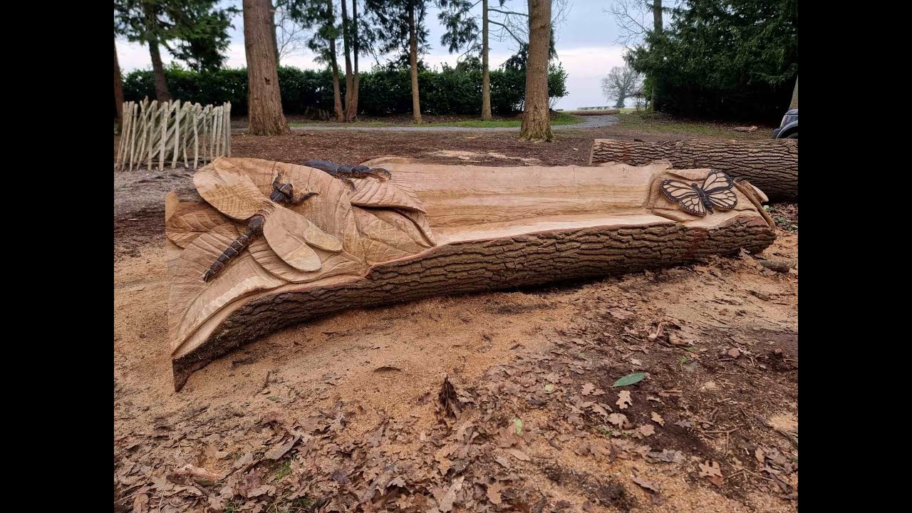 Fairhaven Insect Bench - YouTube