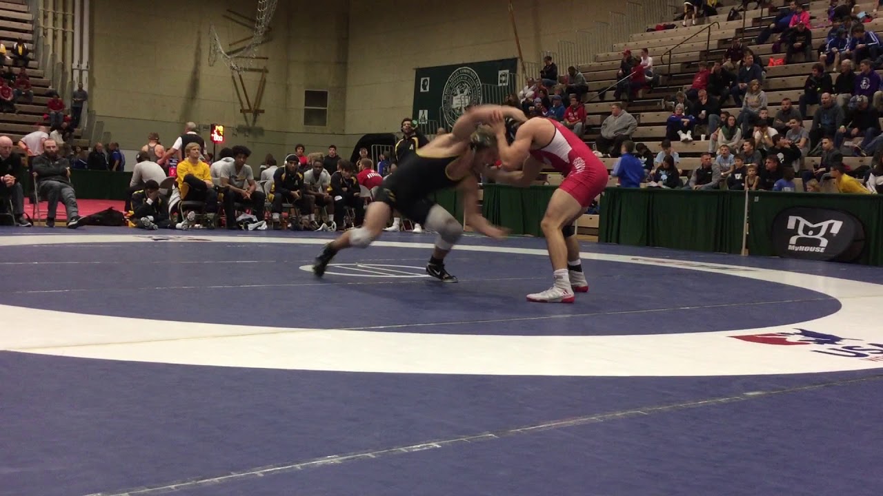 174 lbs: Joe Eiden (SHU) vs Thomas Flitz (AppSt) - YouTube