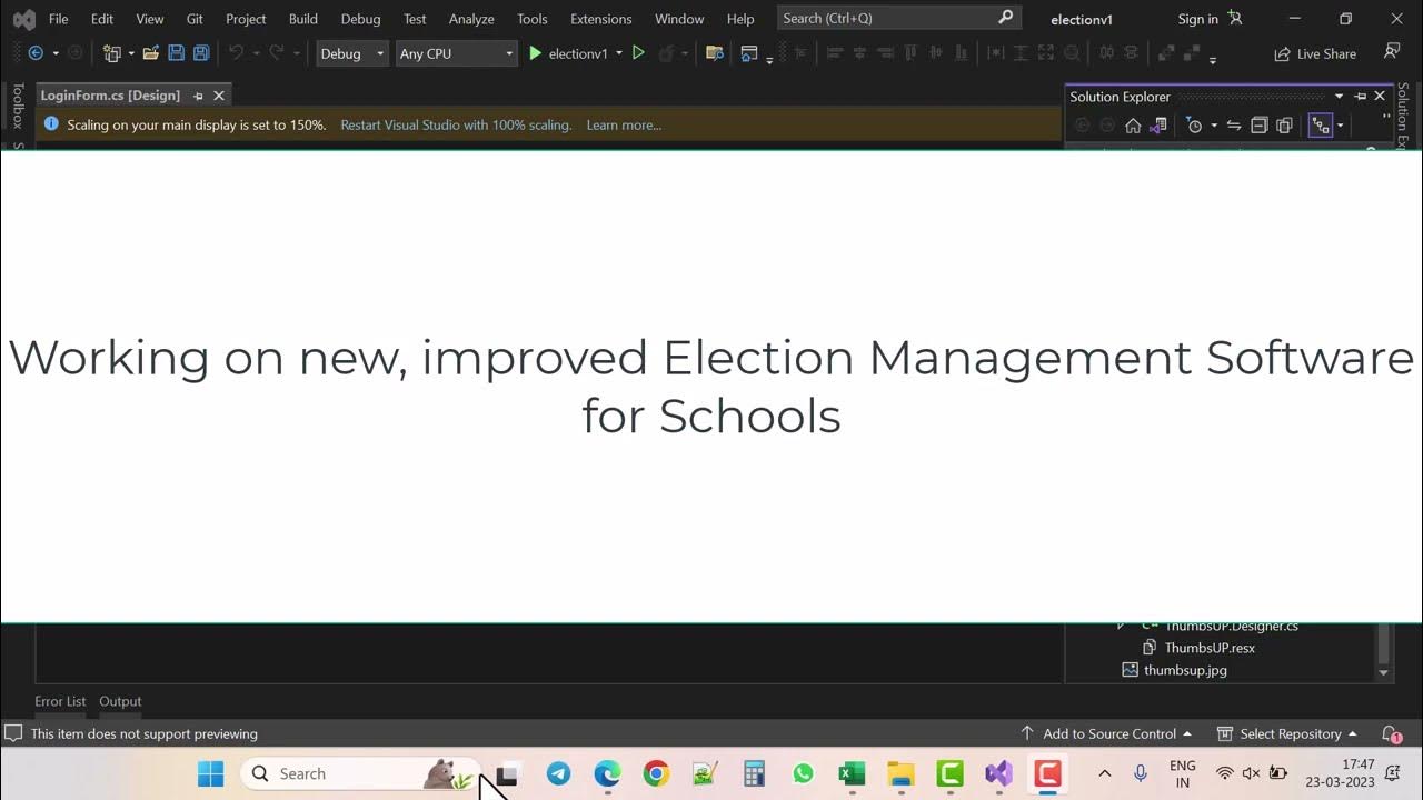 Election Management System version 2023 - YouTube