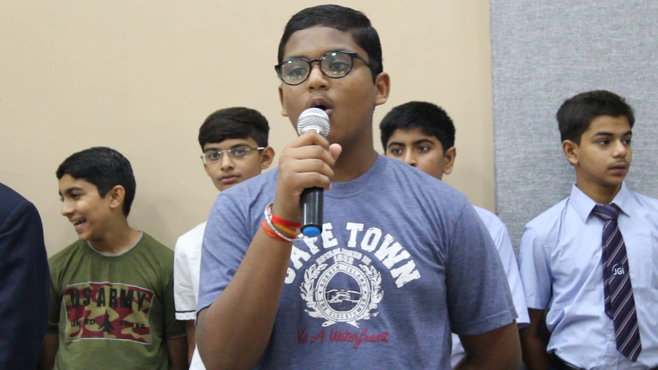 JIRS - Junior school Assembly - CBSE Class 4th - 9th std Students - YouTube