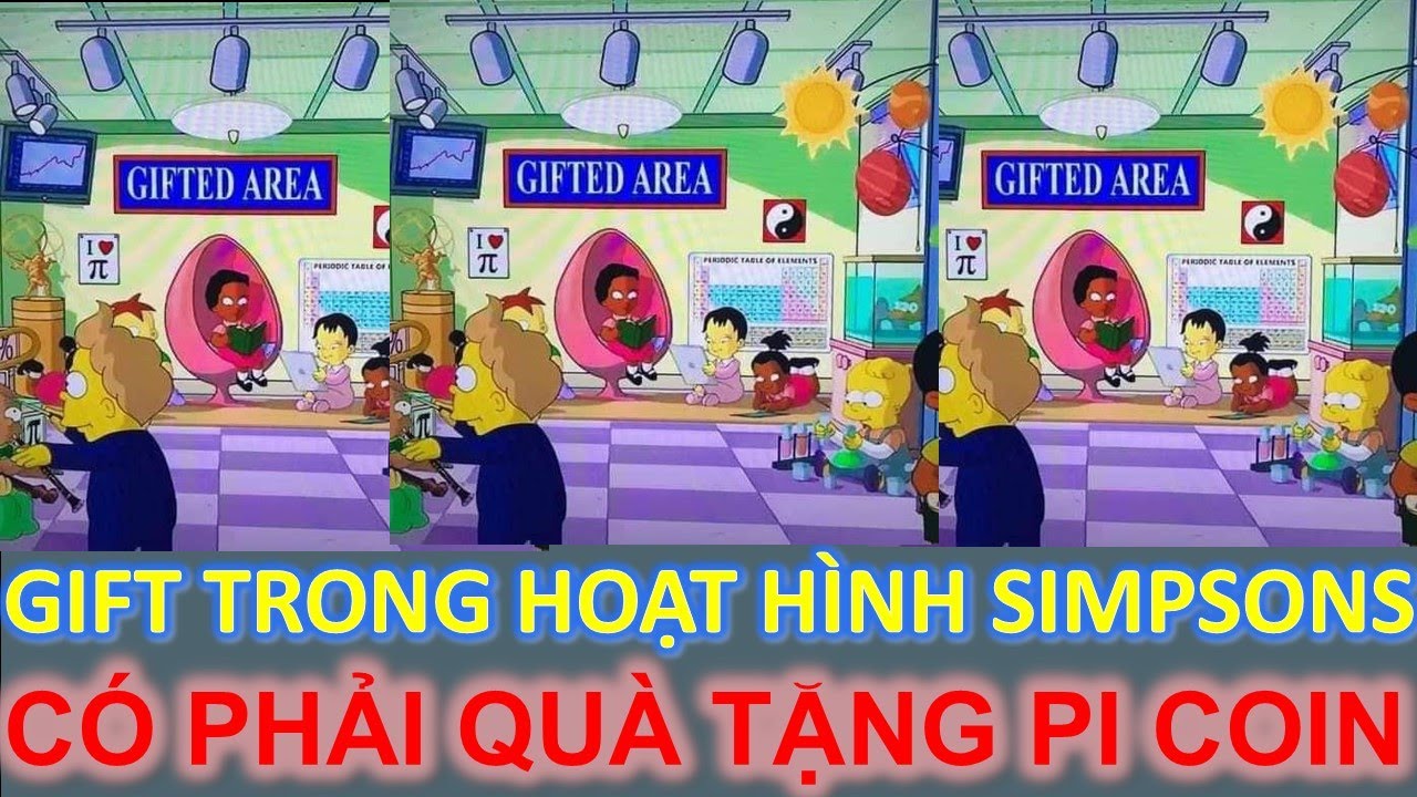 Gift trong hoạt hình Simpsons có phải là quà tặng PI COIN #pinetwork # ...