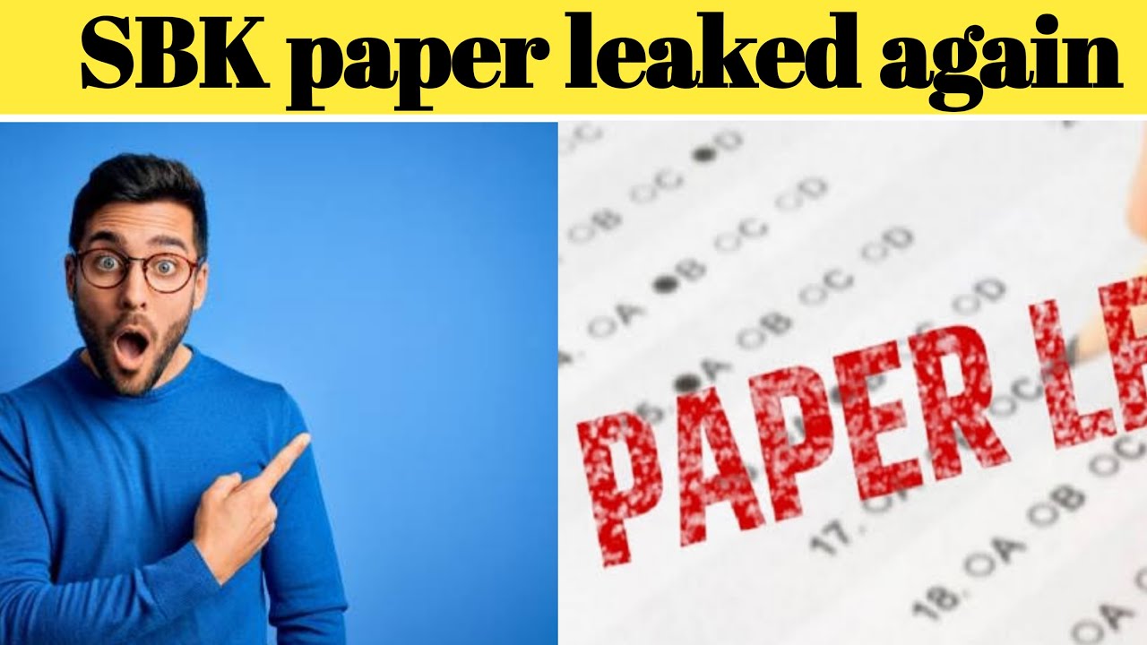 SBK today paper leaked😱😱|zhob division 24 may 2023 - YouTube