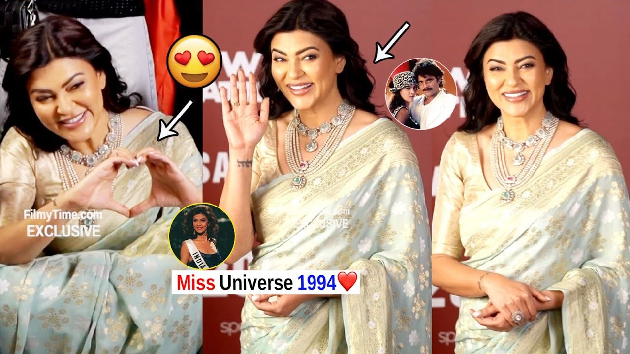 Sushmita Sen CUTE MOMENT With School Students | Sushmita Sen Latest ...