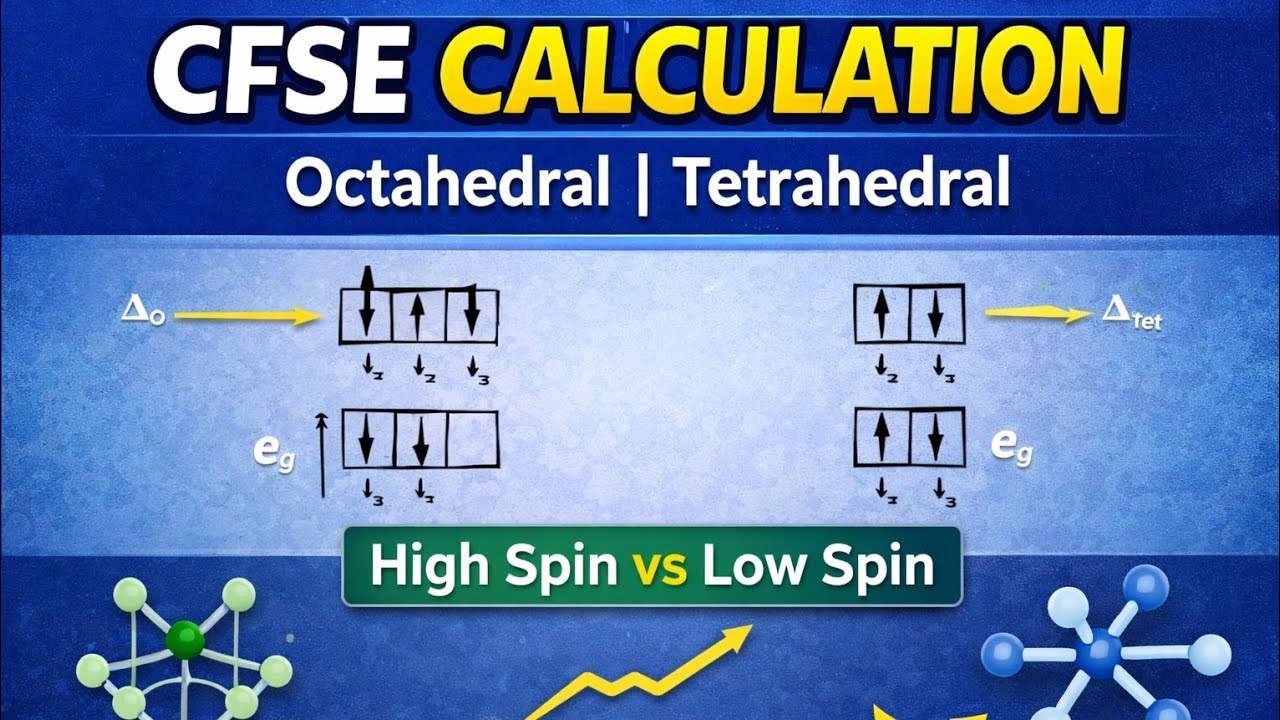 Coordination chemistry-22 (CFSE Calculation in Coordination Chemistry ...