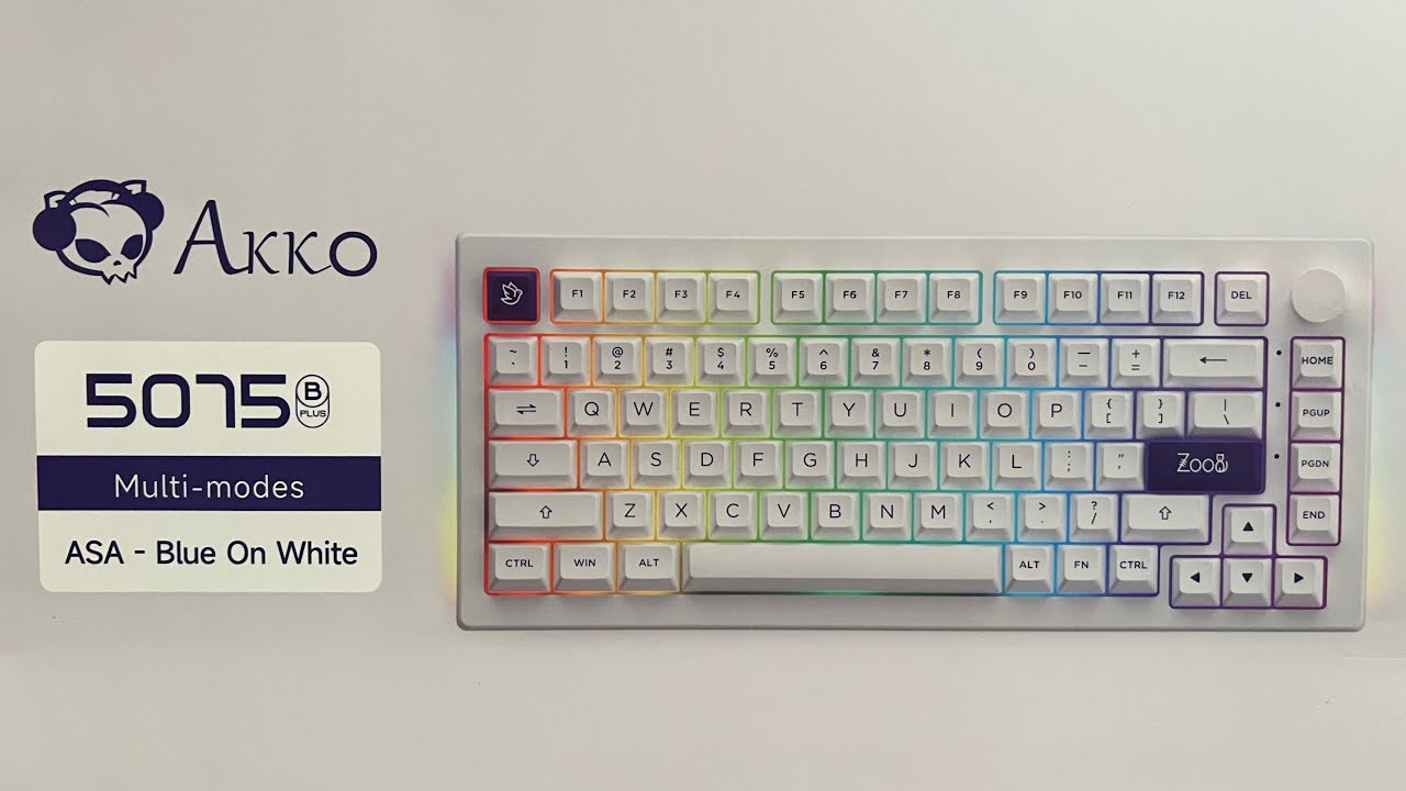 AKKO 5075 B Plus - YouTube