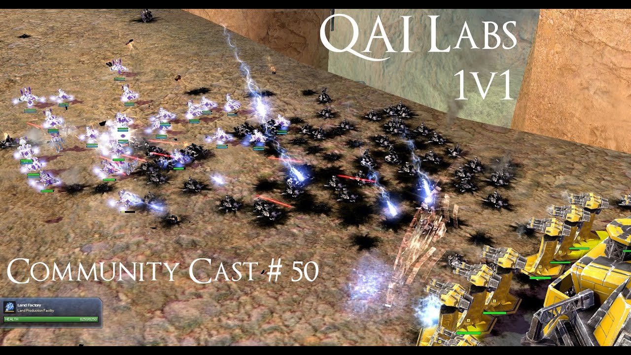 Supreme Commander 2 Community Cast # 50 1v1 on QAI Labs Epic Gameplay ...